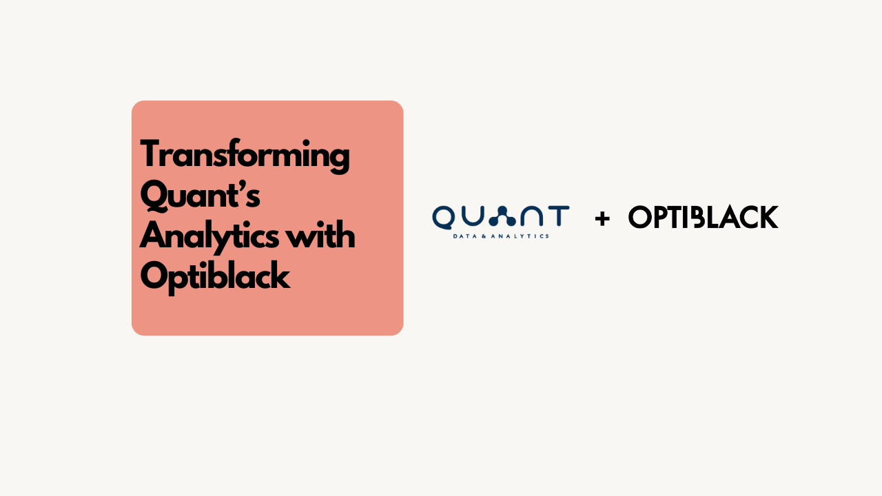 Transforming Quant’s Analytics with Optiblack