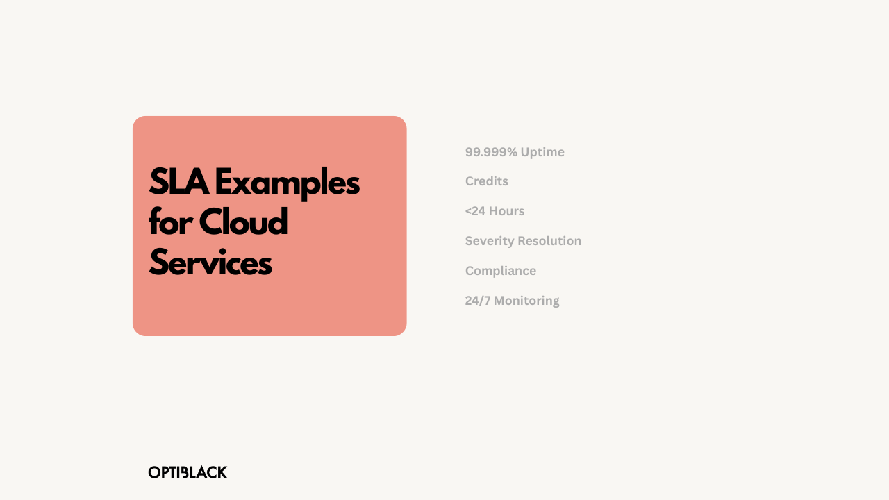 SLA Examples for Cloud Services